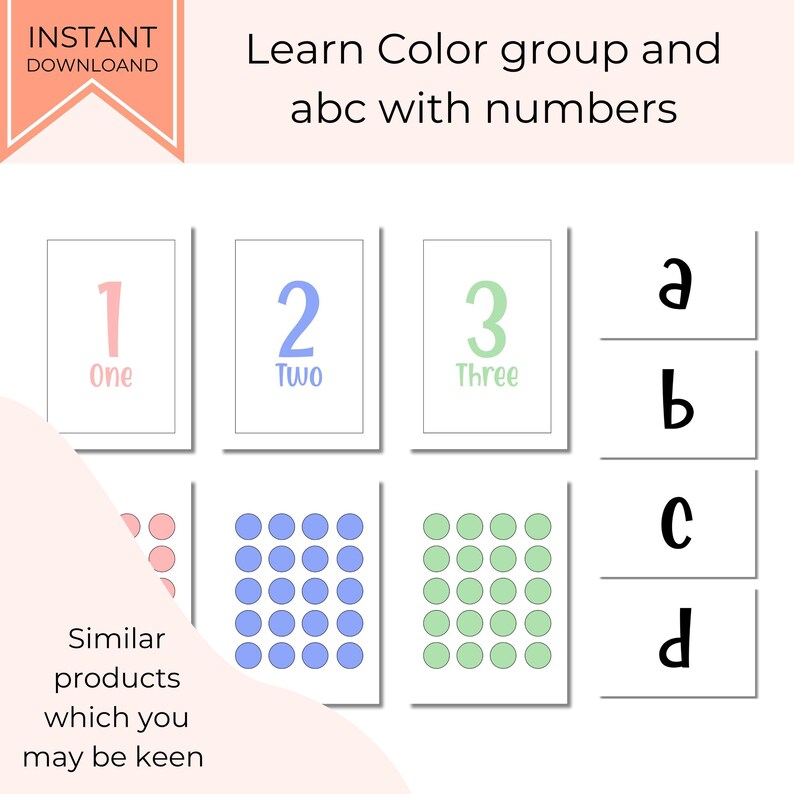 Numbers 1-100 Chart Poster, Plain Counting to 100 Wall Art, Minimalist ...