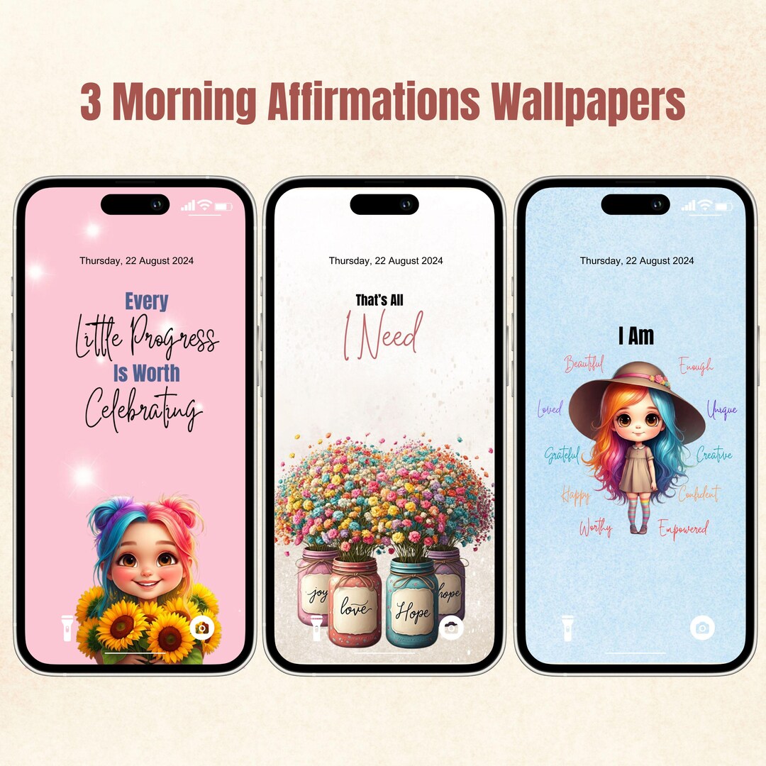 Affirmations Wallpaper, Positive Affirmations, Morning Affirmations ...