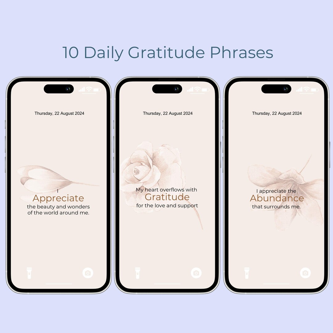 Gratitude, Positive Affirmation, Love Yourself, iPhone Wallpaper, Self ...