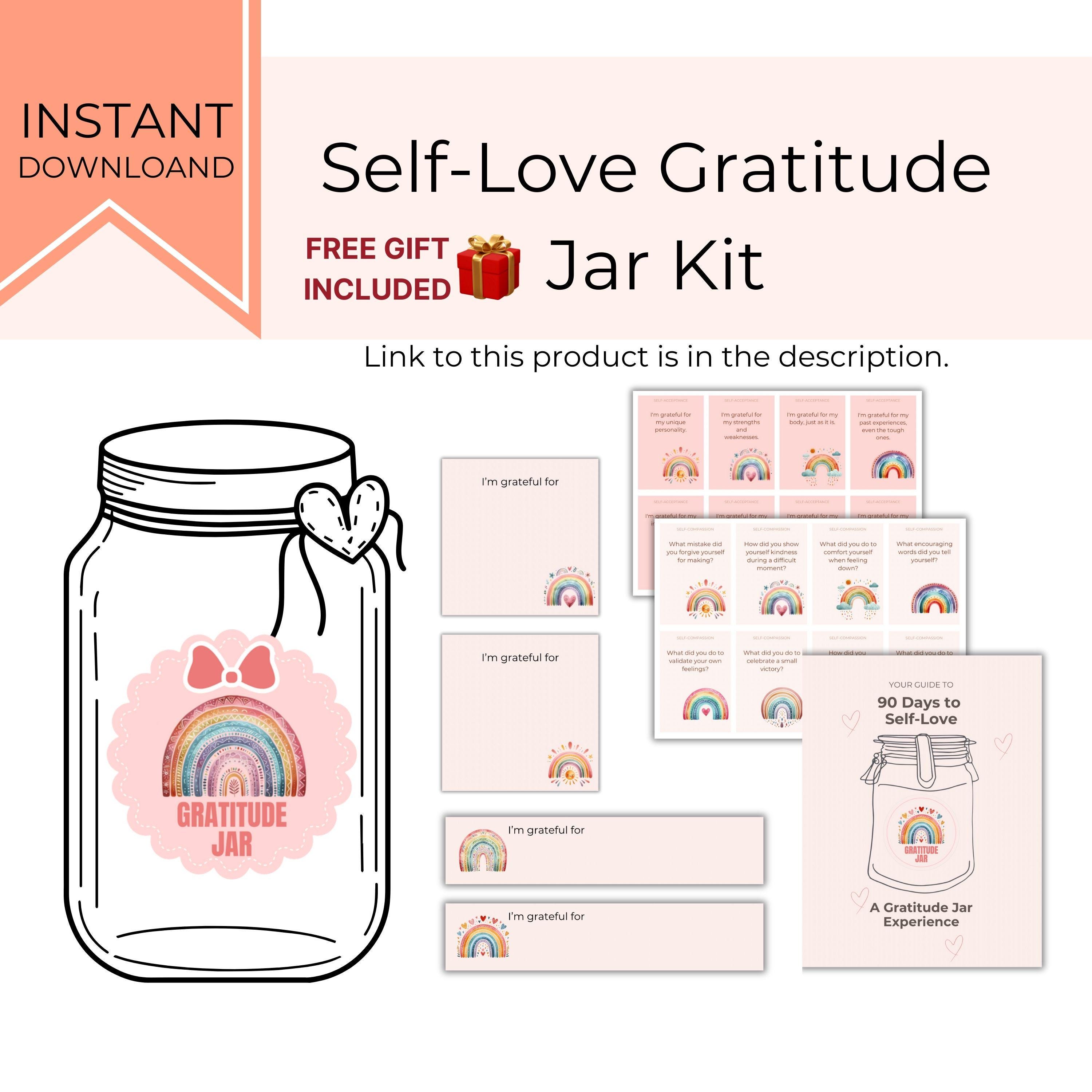 Printable Gratitude Jar Labels | Labels & Writing Paper | Instant ...