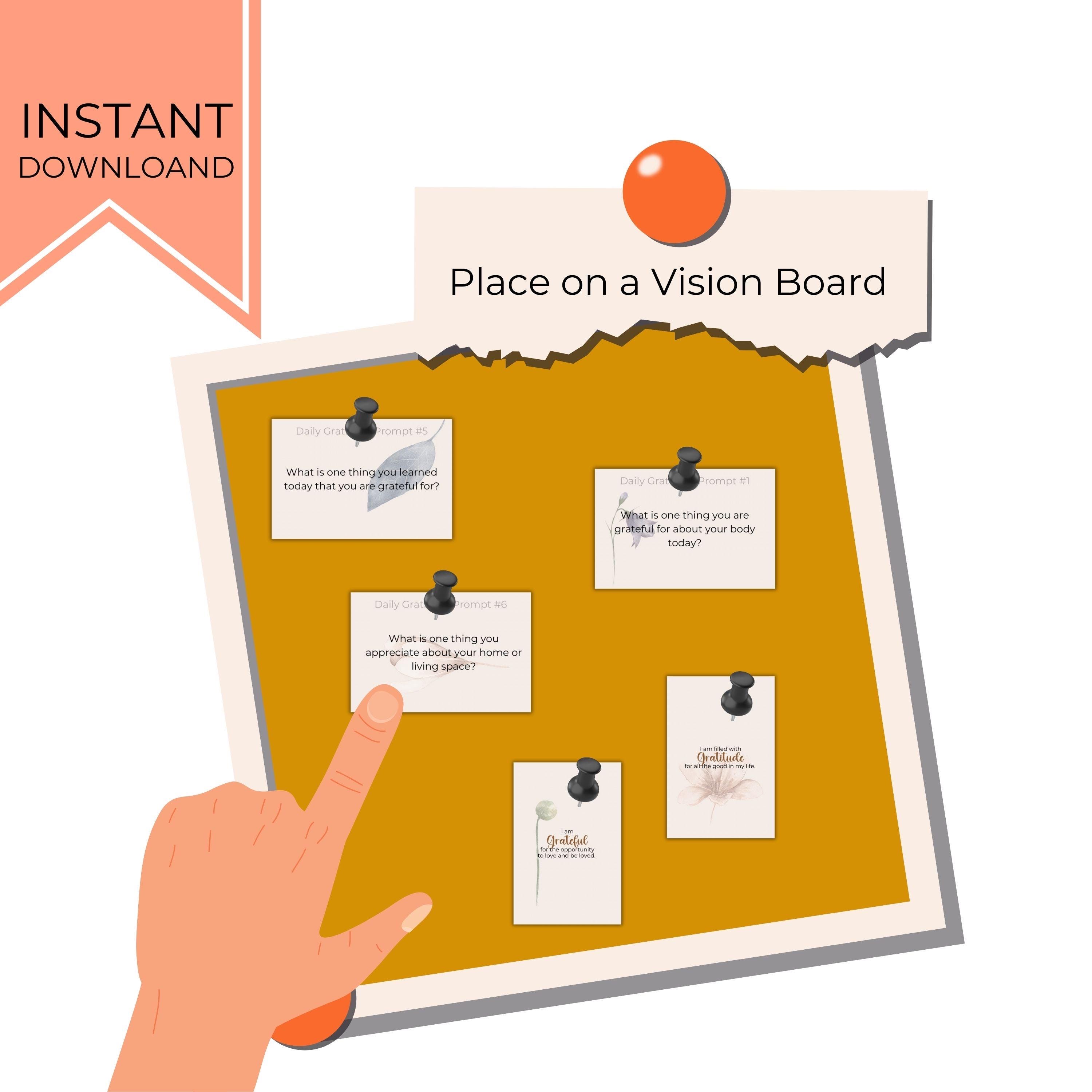 40 Gratitude Prompt Cards | Printable Gratitude Cards | Daily Gratitude ...