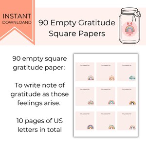 Printable Gratitude Jar Labels | Labels & Writing Paper | Instant ...