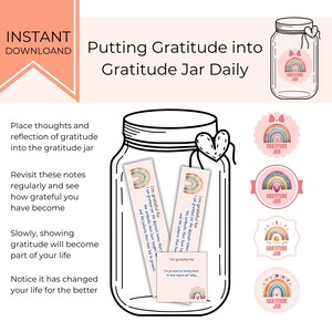 Printable Gratitude Jar Labels | Labels & Writing Paper | Instant ...
