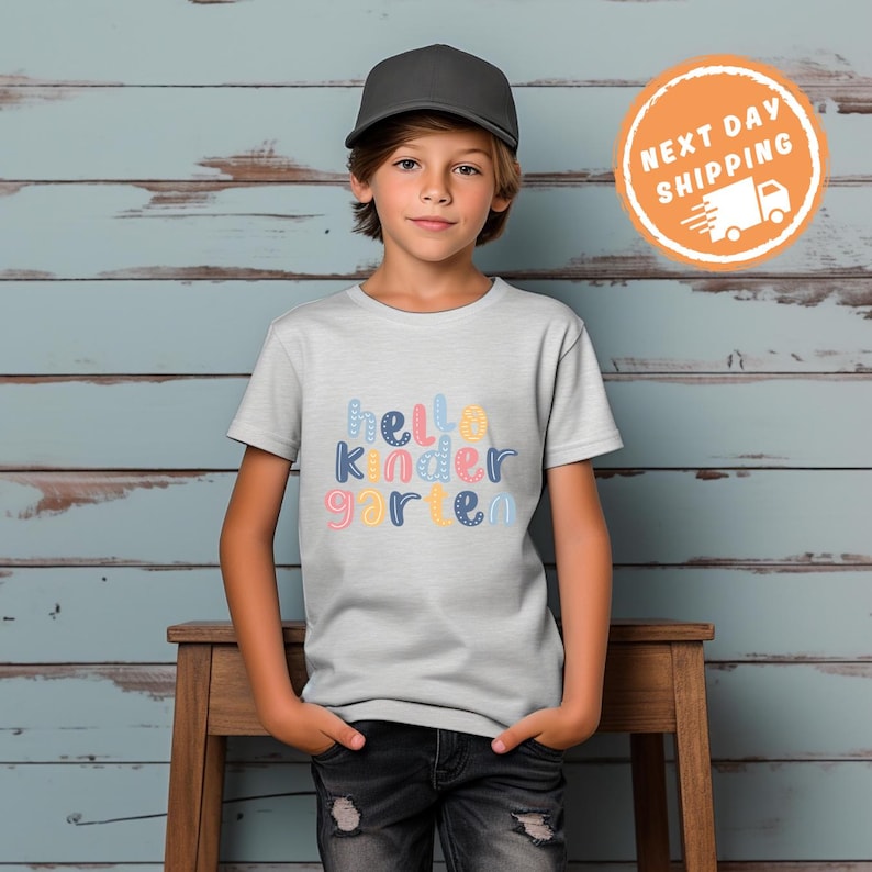 Hello Kindergarten School Shirts Unisex Kindergarten Shirts Back to ...