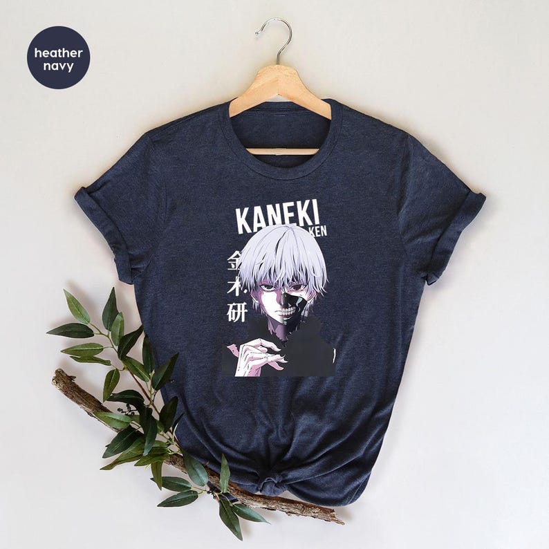Tokyo Ghoul Shirt, Dark Anime Graphic Tee, Ghoul Inspired Character ...