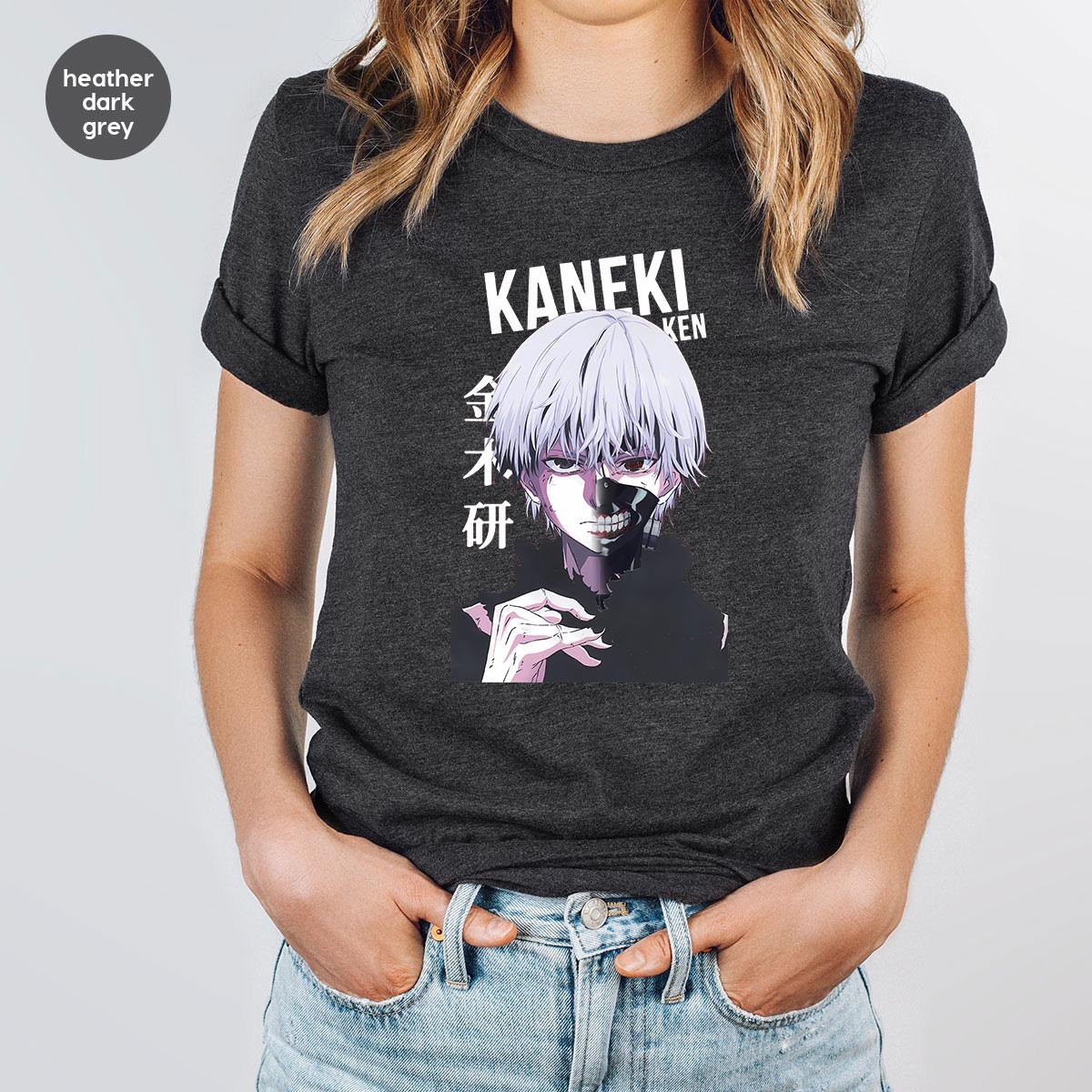 Tokyo Ghoul Shirt, Dark Anime Graphic Tee, Ghoul Inspired Character ...