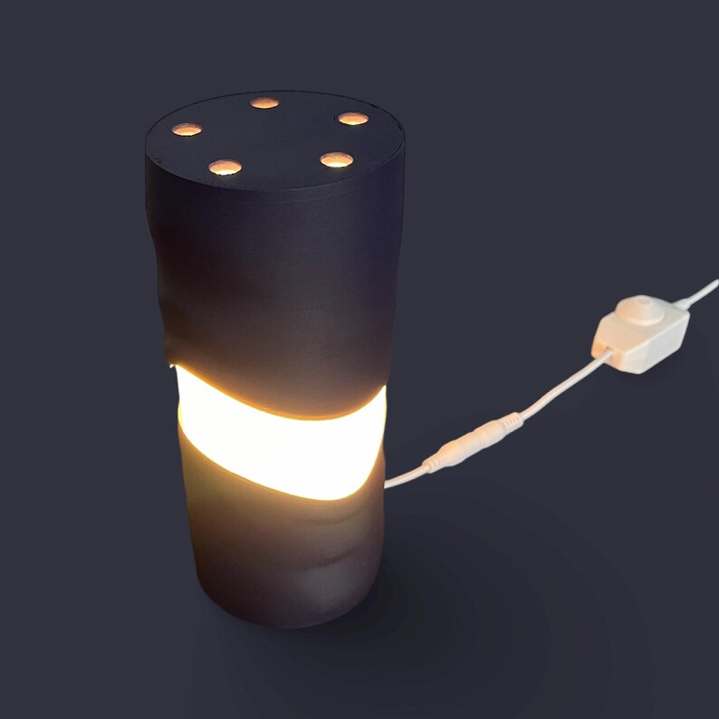 Chill Mooded Night Light - 3D Printed Aesthetic Desk Lamp - Good Gift ...