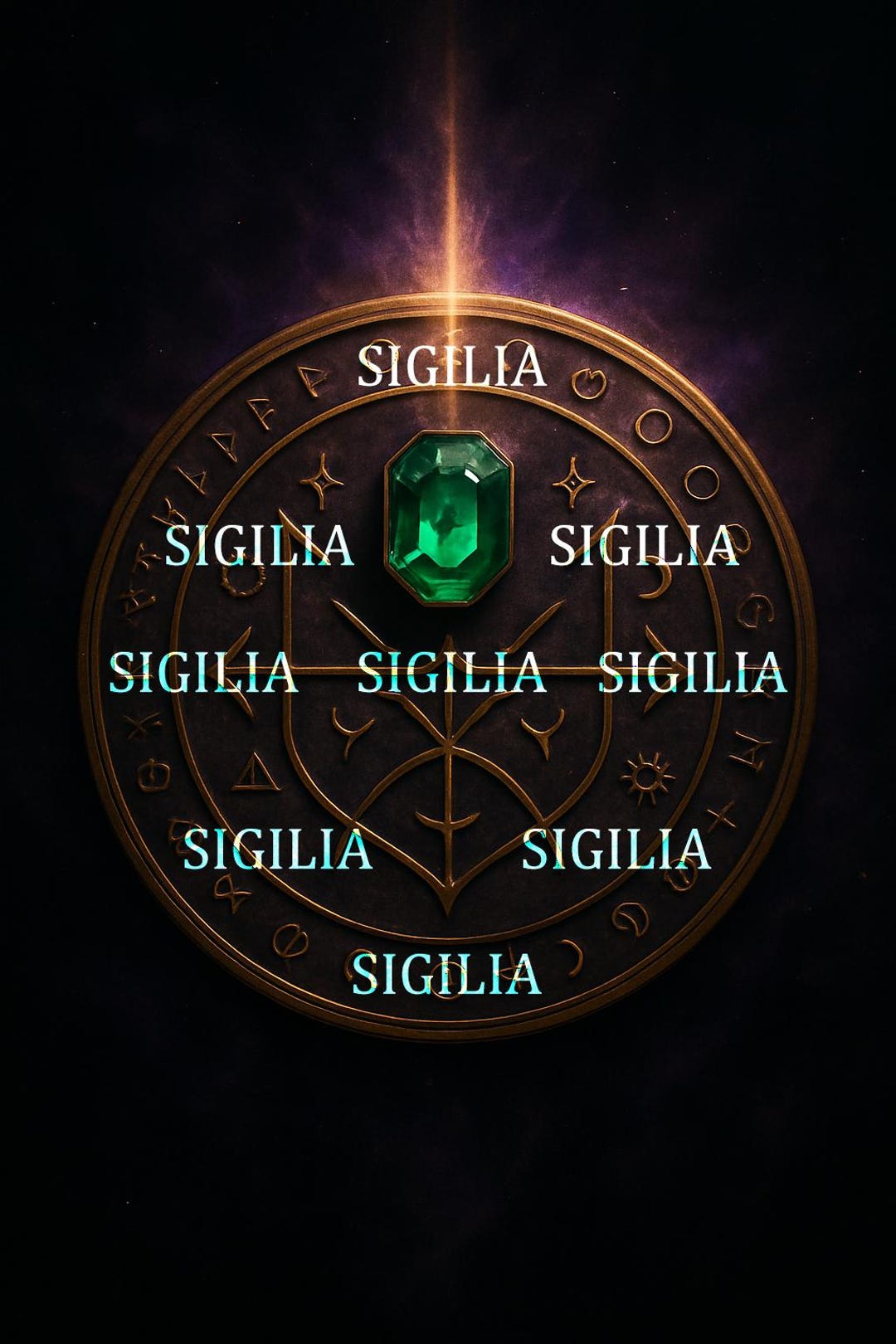 Divine Focus Seal – Mystical Digital Sigil for Mental Clarity ...