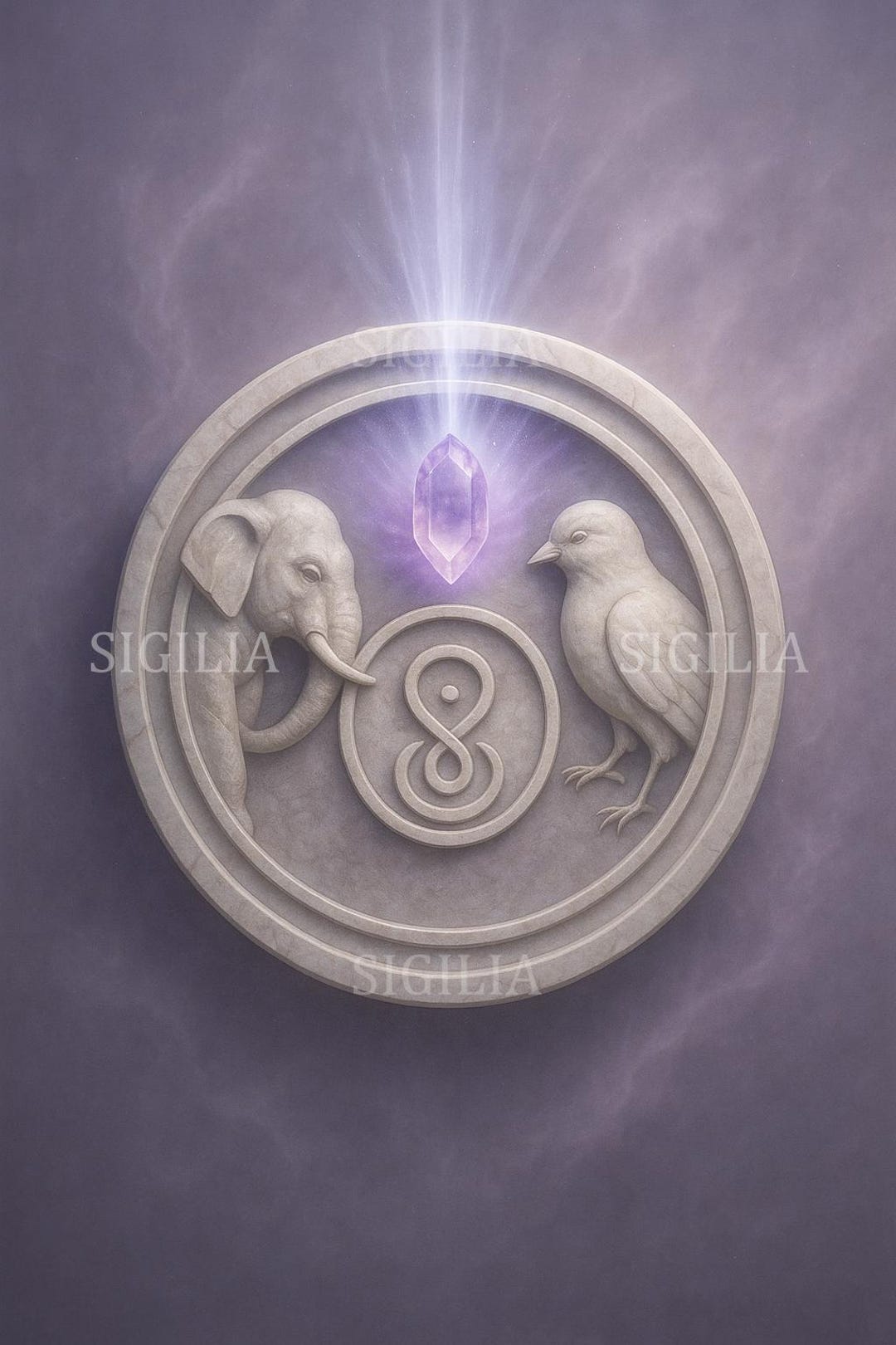 Seal of Temperance – Mystical Sigil for Inner Peace, Ego Release, and ...