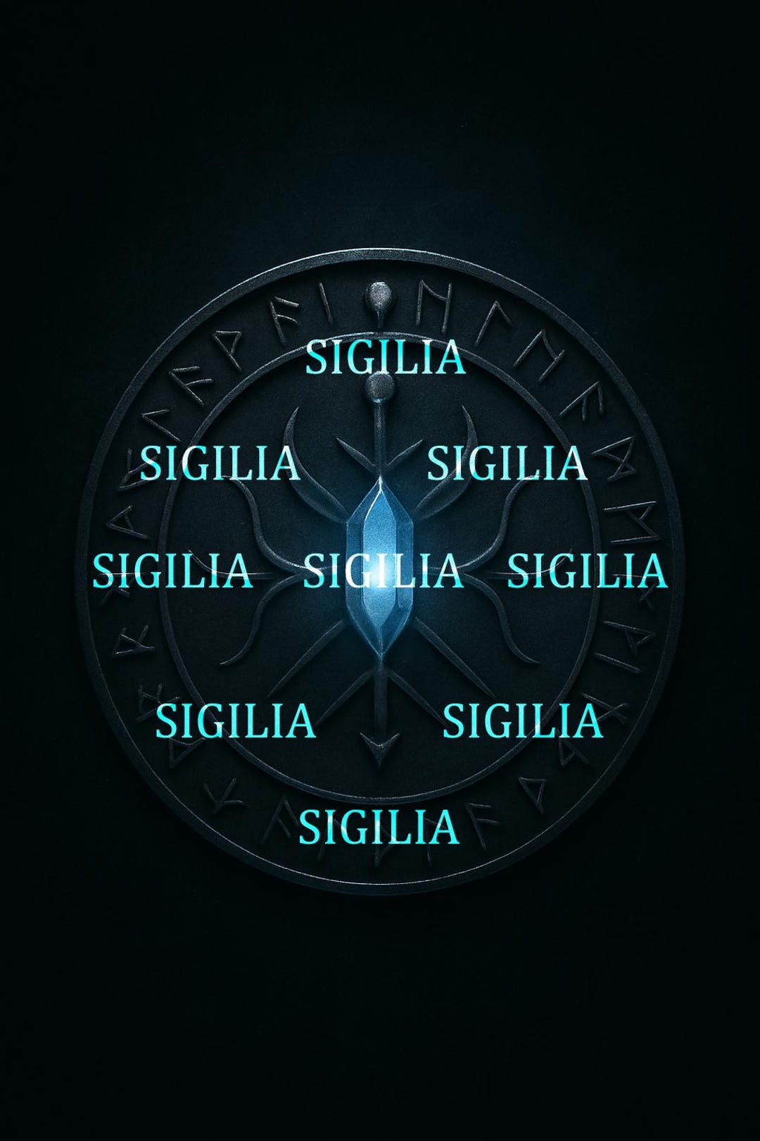 Mystic Serenity Sigil – Digital Protective Talisman for Inner Peace and ...