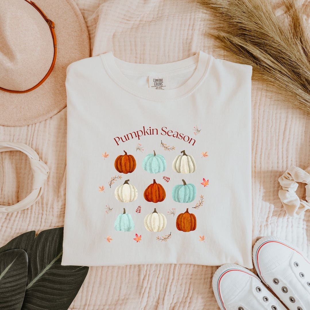 Pumpkins T-shirt, Pumpkins Farmer Market Shirt, Fall Autumn Harvest ...