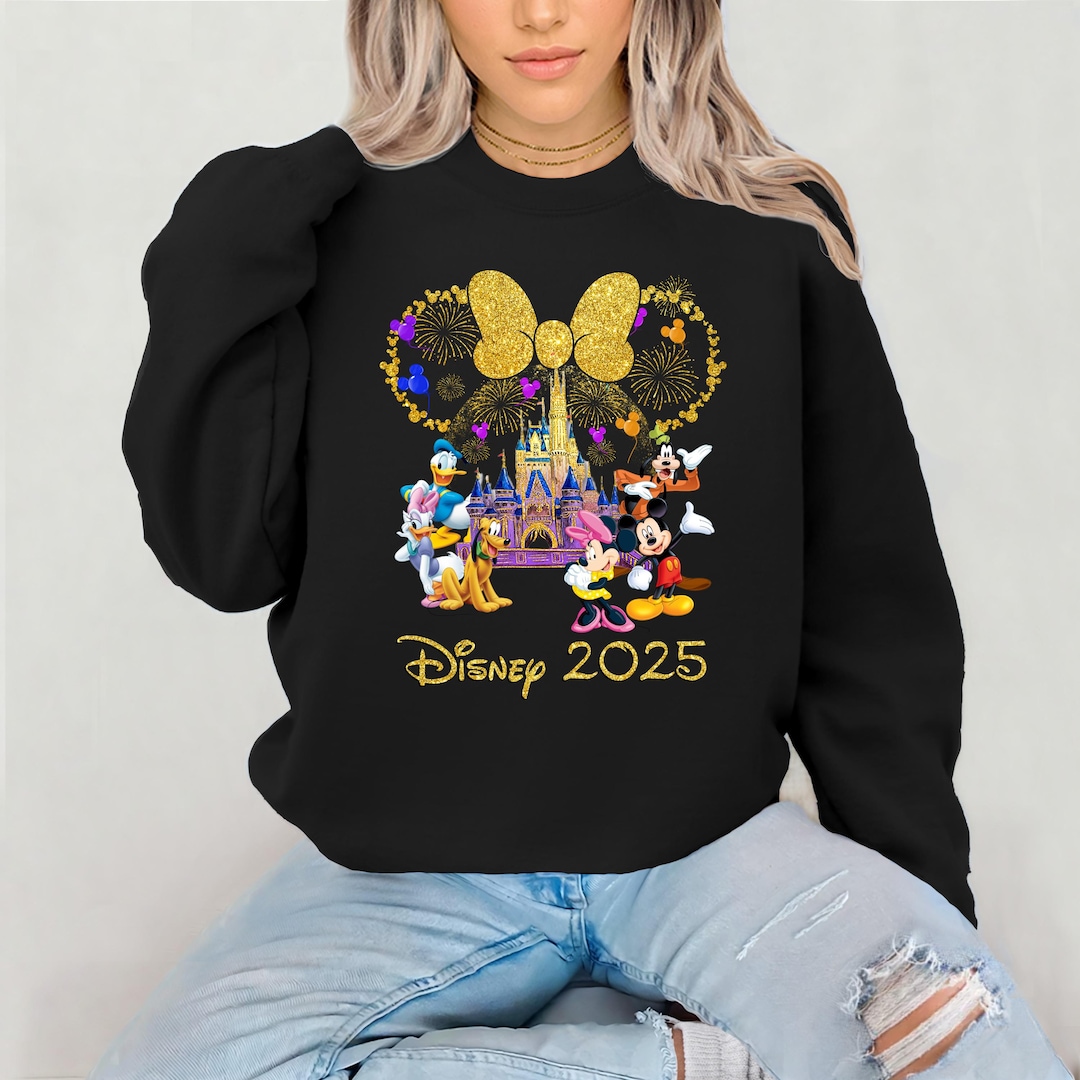 Disney 2025 Sweatshirt, Disney 2025 Trip Sweatshirt, Mickey Minnie ...