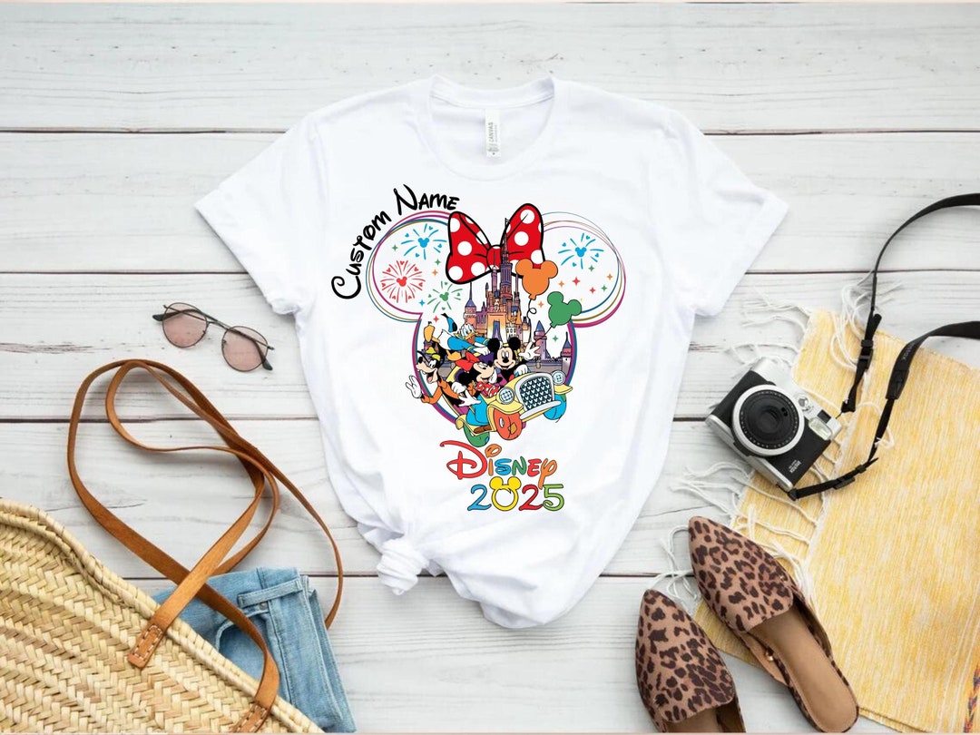 Disney 2025 Shirt, Custom Disney Family Matching 2025 Tshirt, Disney ...