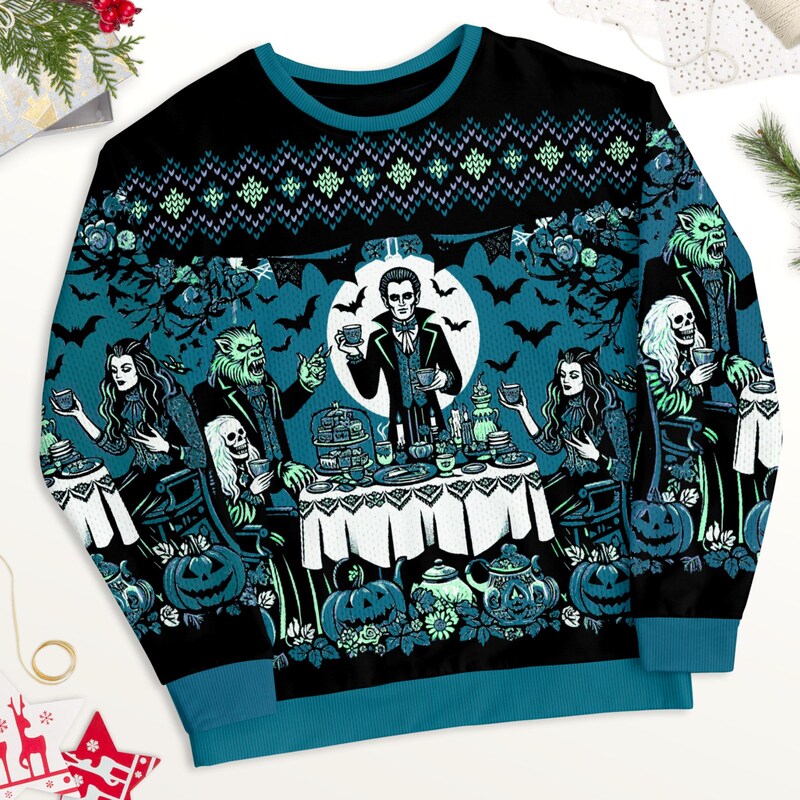 Horror Christmas Sweater - Etsy