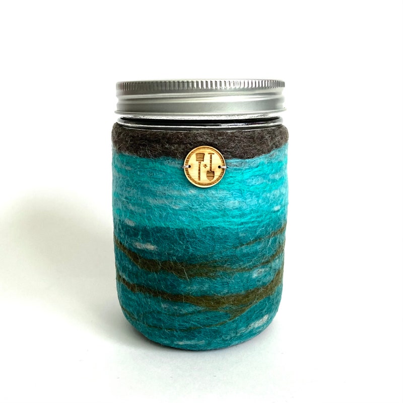 Teal Mason Jar - Etsy