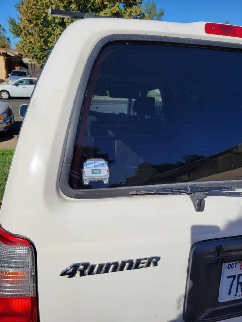 3rd Gen Toyota 4runner Window Decal. 4x4 SR5 Retro Toyota - Etsy