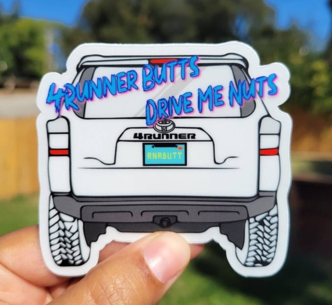 5th Gen Toyota 4runner Window Decal. 4x4, SR5, Easter Egg Decal, Vinyl ...