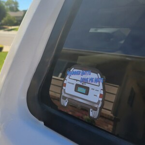 3rd Gen Toyota 4runner Window Decal. 4x4, SR5, Retro Toyota 4runner ...