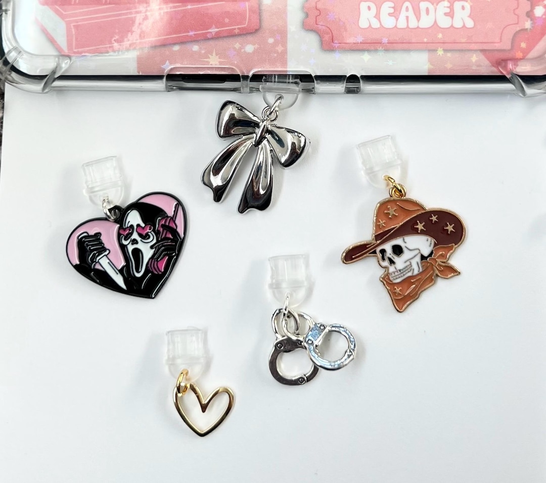 Kindle Dust Plug Charms/ Kindle Charms / Dust Plugs / E-reader/ Type C ...