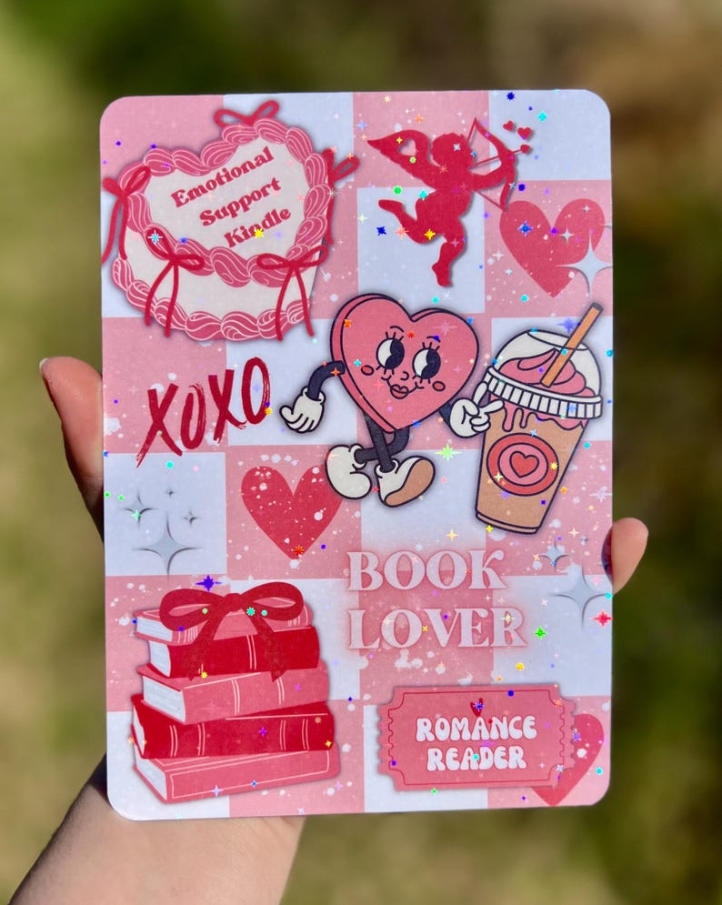 Romance Kindle Insert/ Book Lovers/ E-reader/ Bookish/ Card Stock ...