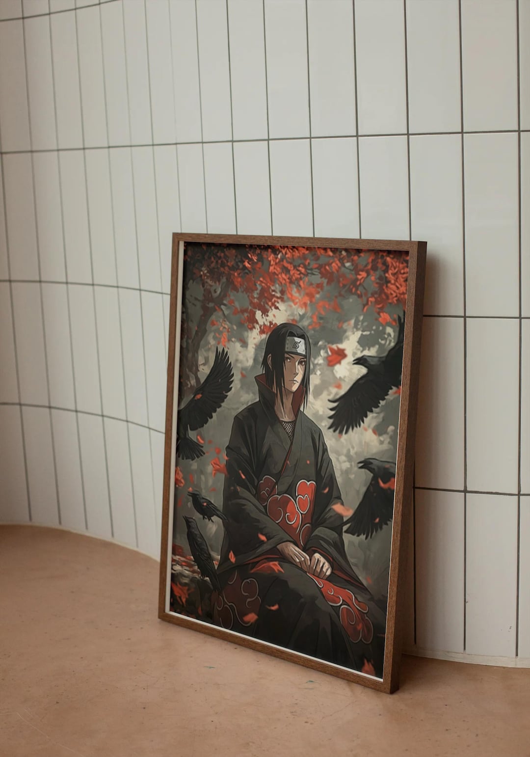 Itachi Uchiha Akatsuki Clan Poster - Calm Before Chaos Itachi Wall Art ...