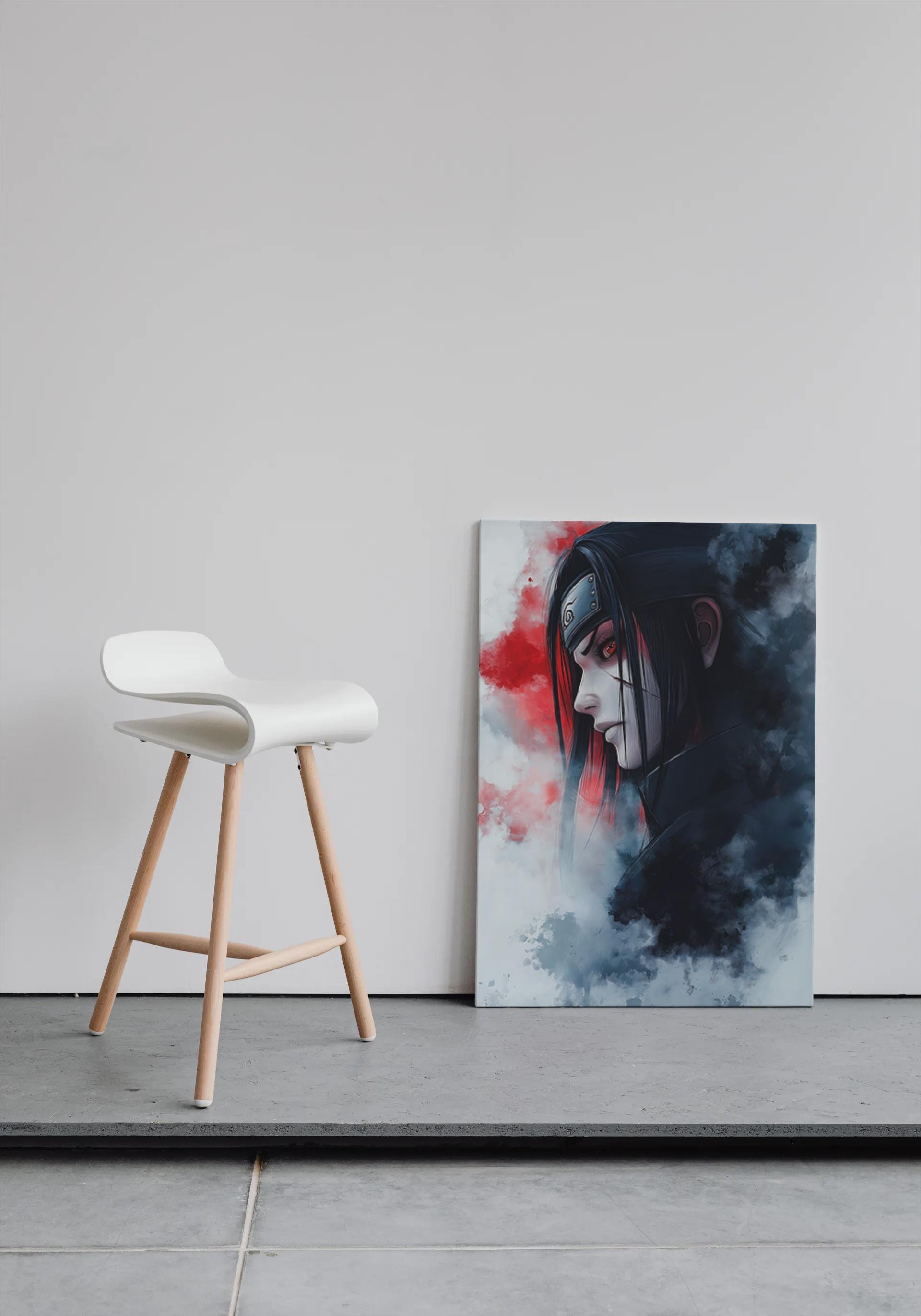 Uchiha Sasuke Poster Sasuke Character Wall Art Naruto Anime Collectible ...