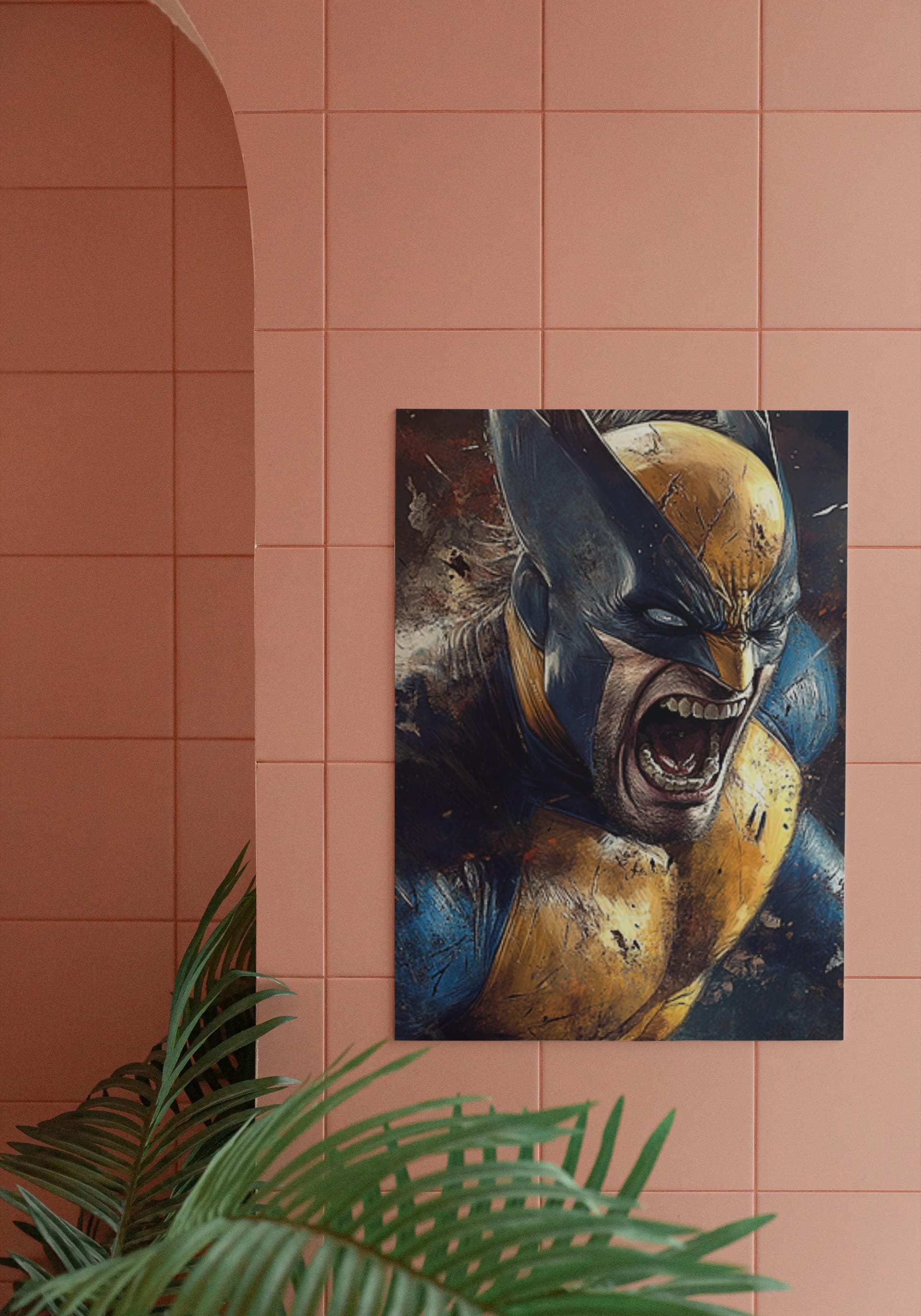 Wolverine Poster Wall Art – Fierce and Rugged Representation of the X ...