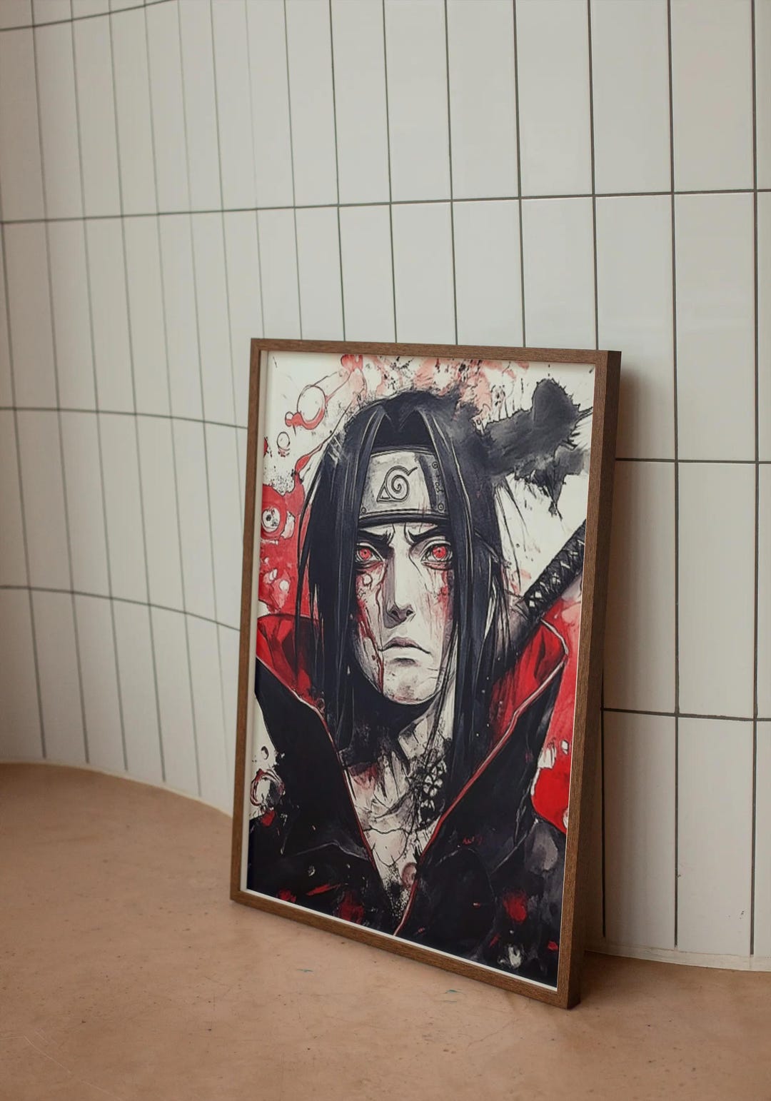 Itachi Uchiha Anime Poster Intense and Detailed Art Print of Itachi ...