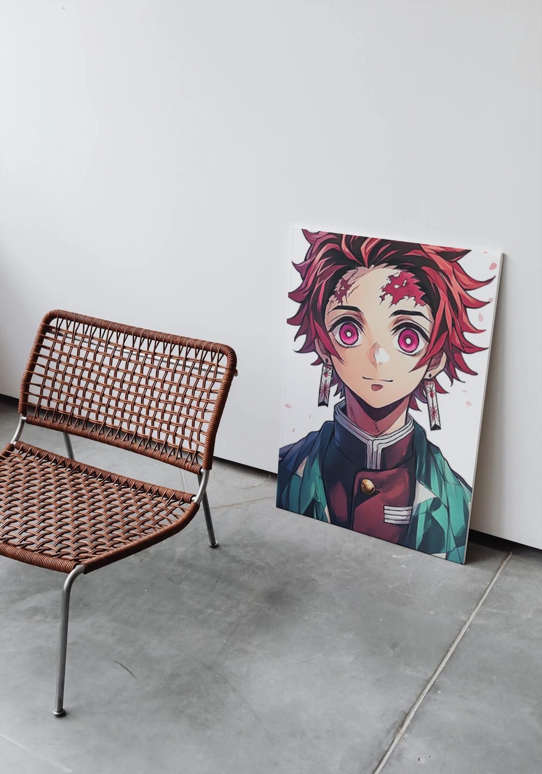 Demon Slayer Poster - Tanjiro Kamado Calm Smile Close-up - Kimetsu No ...