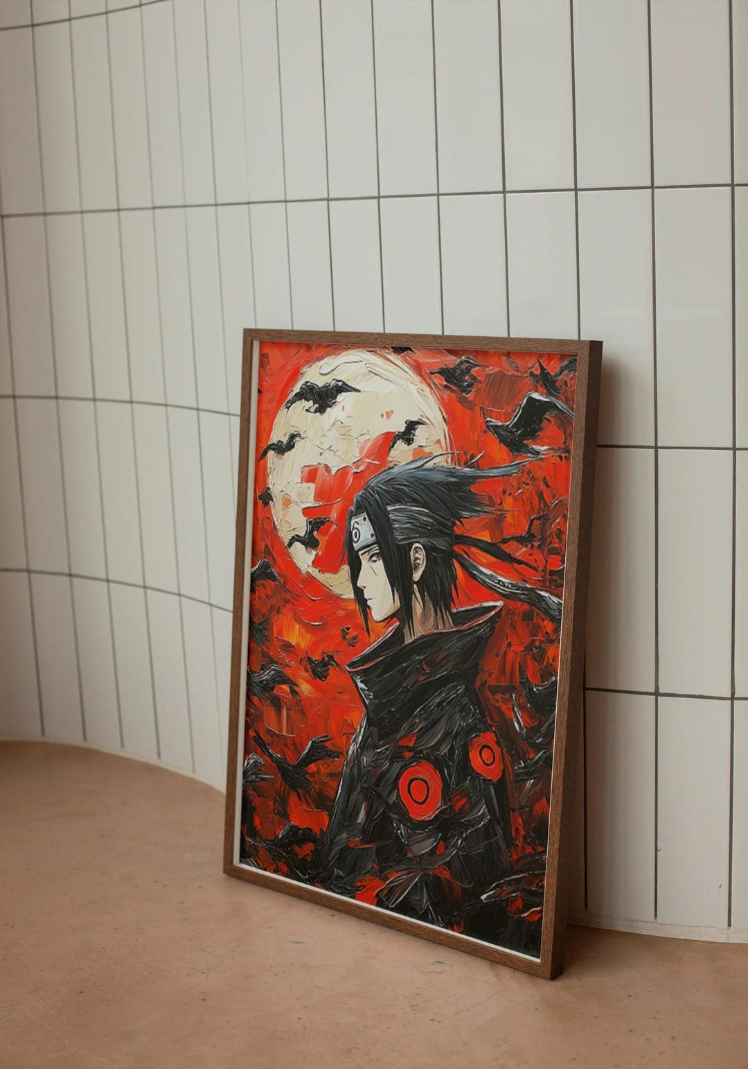 Uchiha Itachi Akatsuki Poster - Naruto Shippuden Collectible Wall Art ...
