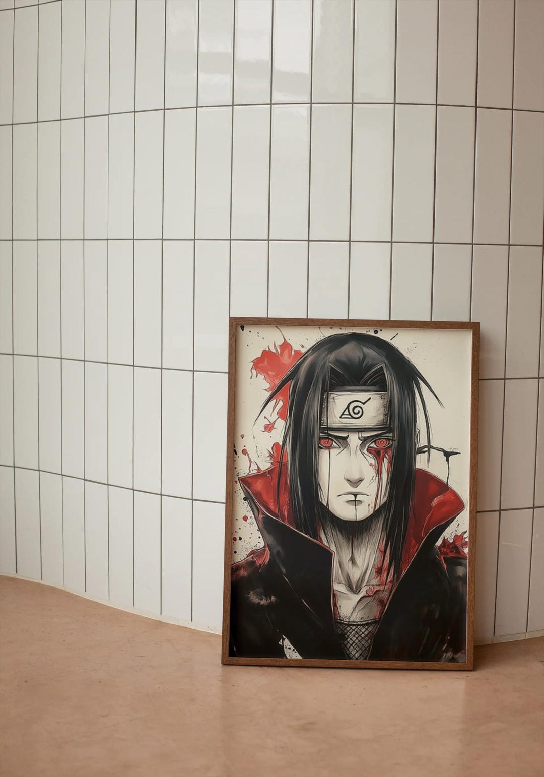 Itachi Uchiha Wall Art - Naruto Shippuden Poster Print - Akatsuki Blood ...