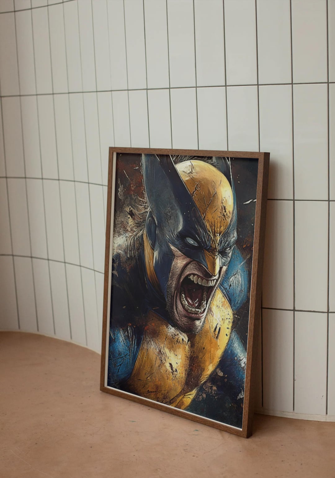 Wolverine Poster Wall Art – Fierce and Rugged Representation of the X ...