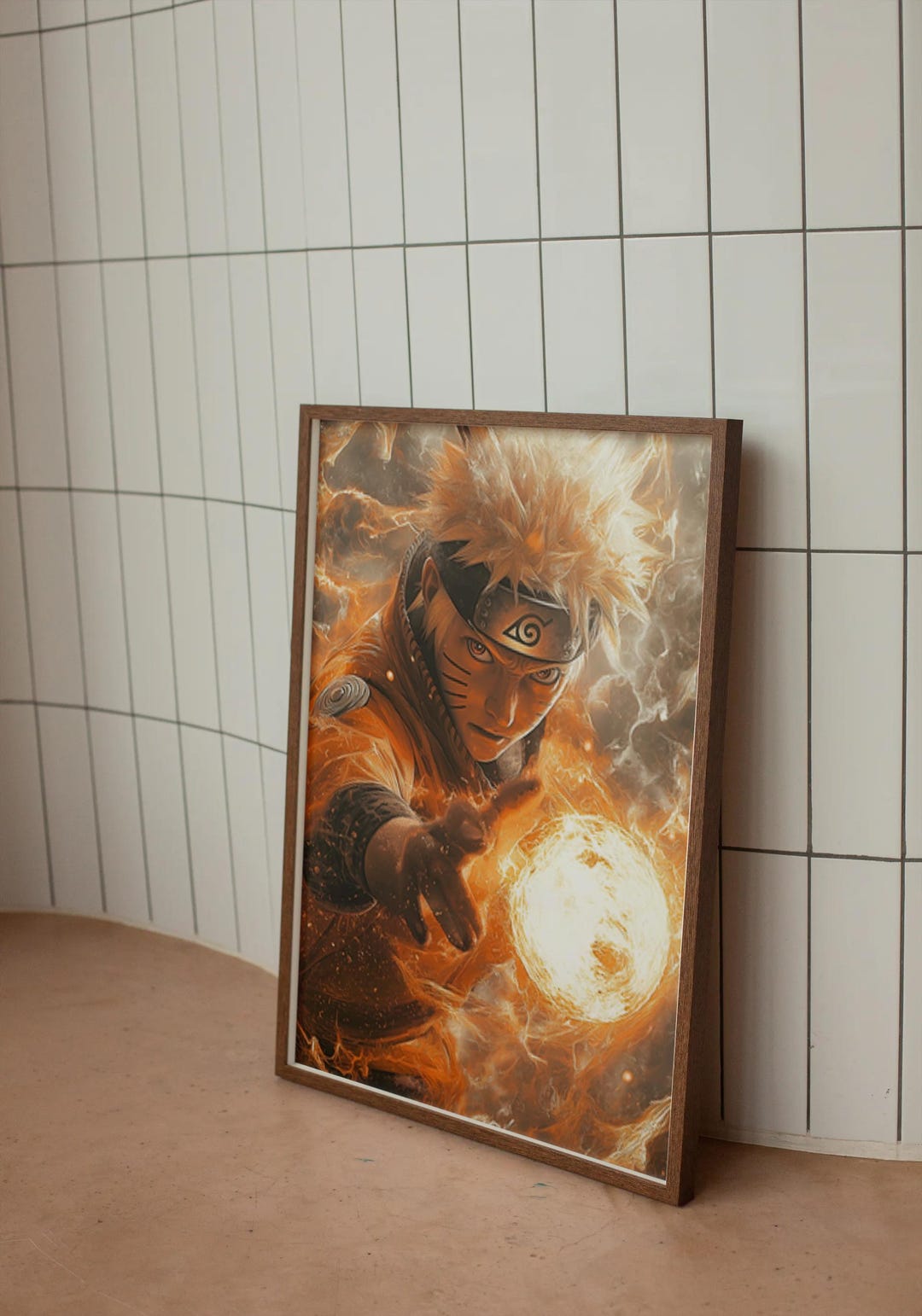 Naruto Rasengan Action Art Poster | High-energy Anime Wall Décor ...