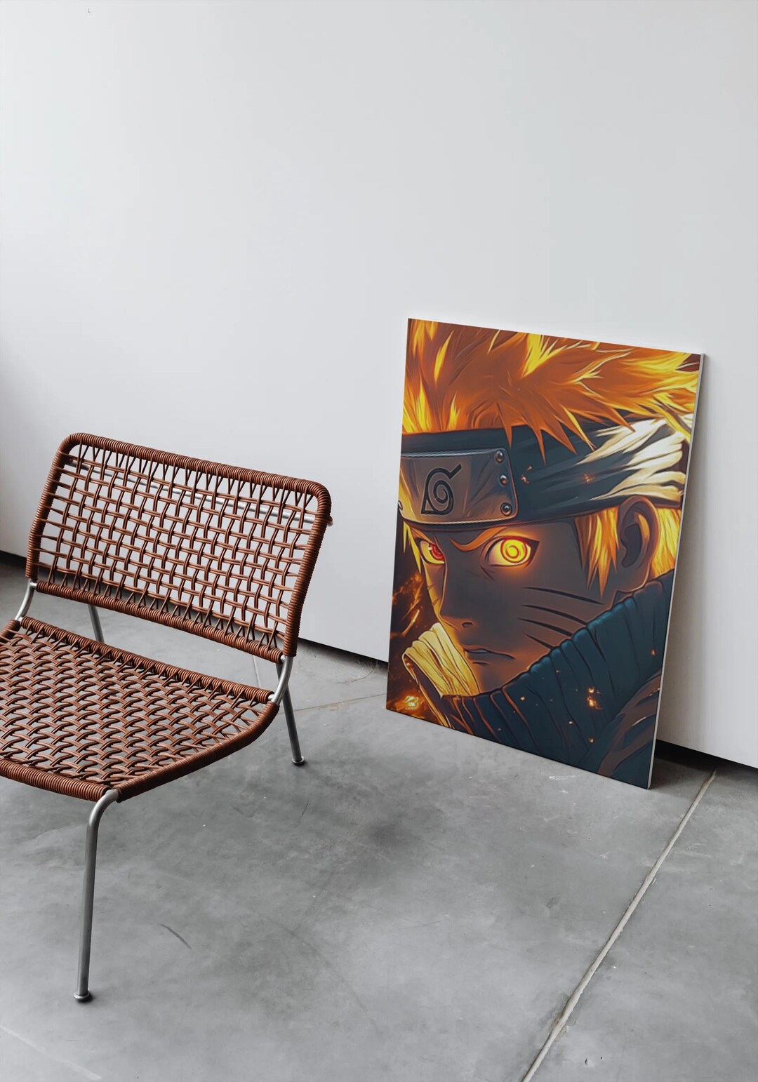 The Power of Naruto Uzumaki’s Inner Flames - an Epic Anime Wall Decor ...