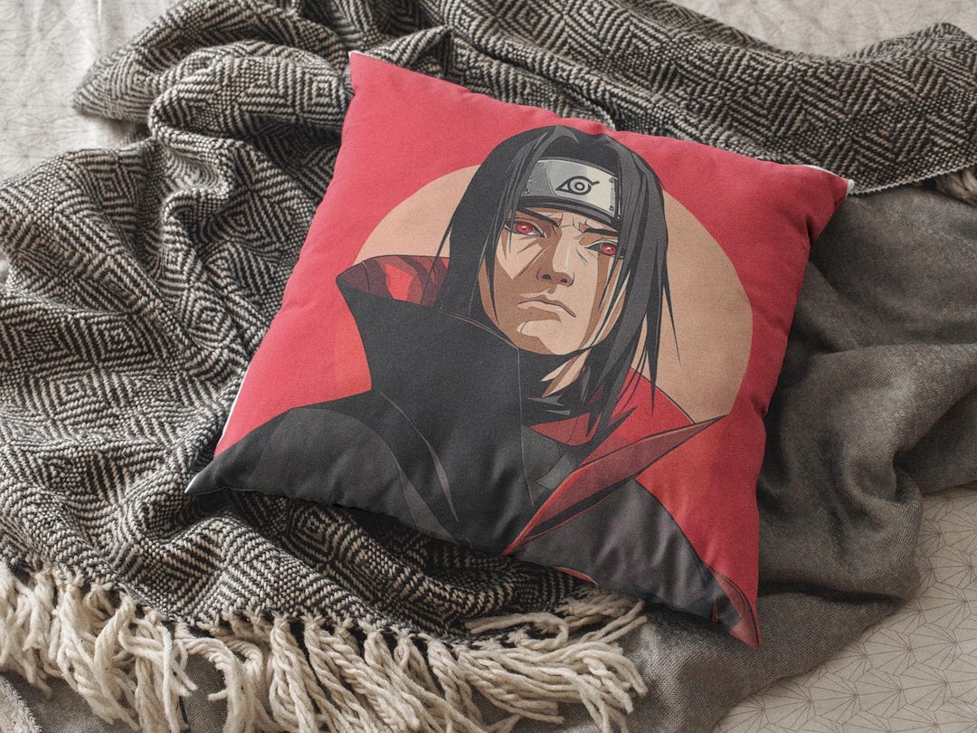 Itachi Uchiha Pillow - Akatsuki Clan Anime Cushion - Naruto Shippuden ...