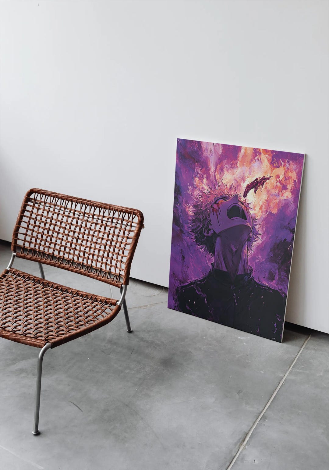 Jujutsu Kaisen Yuji Itadori Eating Sukuna's Finger - Digital Print ...