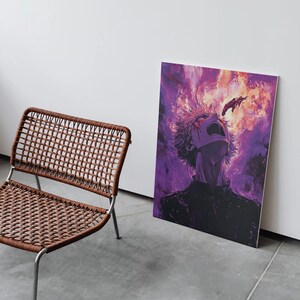 Jujutsu Kaisen Yuji Itadori Eating Sukuna's Finger - Digital Print ...