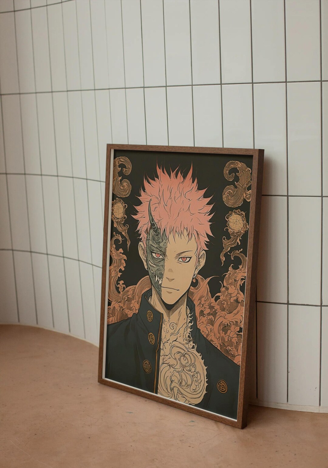 Jujutsu Kaisen Yuji Itadori Ryomen Sukuna Duality Digital Poster ...