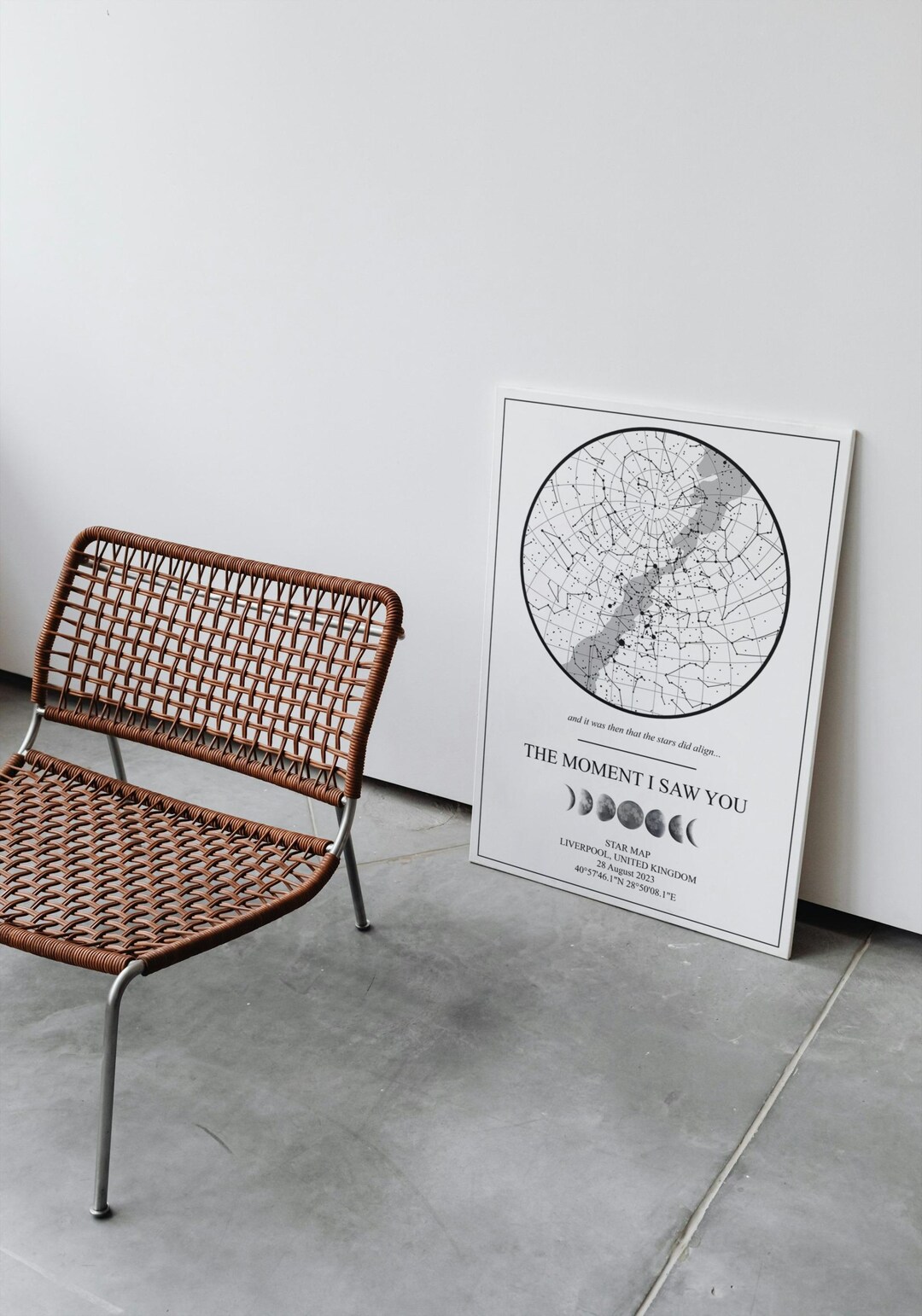 Personalized Star Map Gift Night Sky Print Custom Star Chart Star Map ...