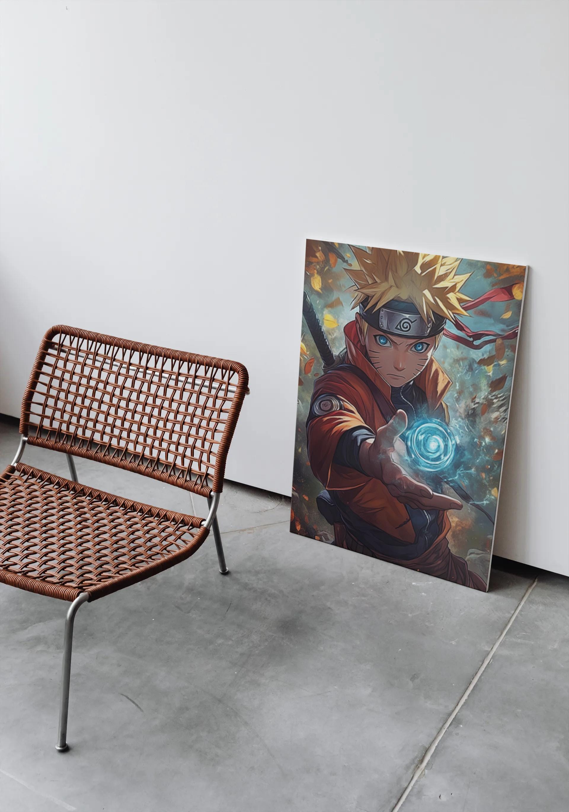 Naruto Uzumaki in Action – Epic Anime Ninja Poster - Wall Decor - Wall ...
