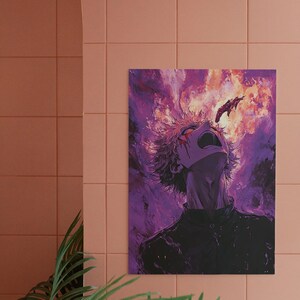 Jujutsu Kaisen Yuji Itadori Eating Sukuna's Finger - Digital Print ...