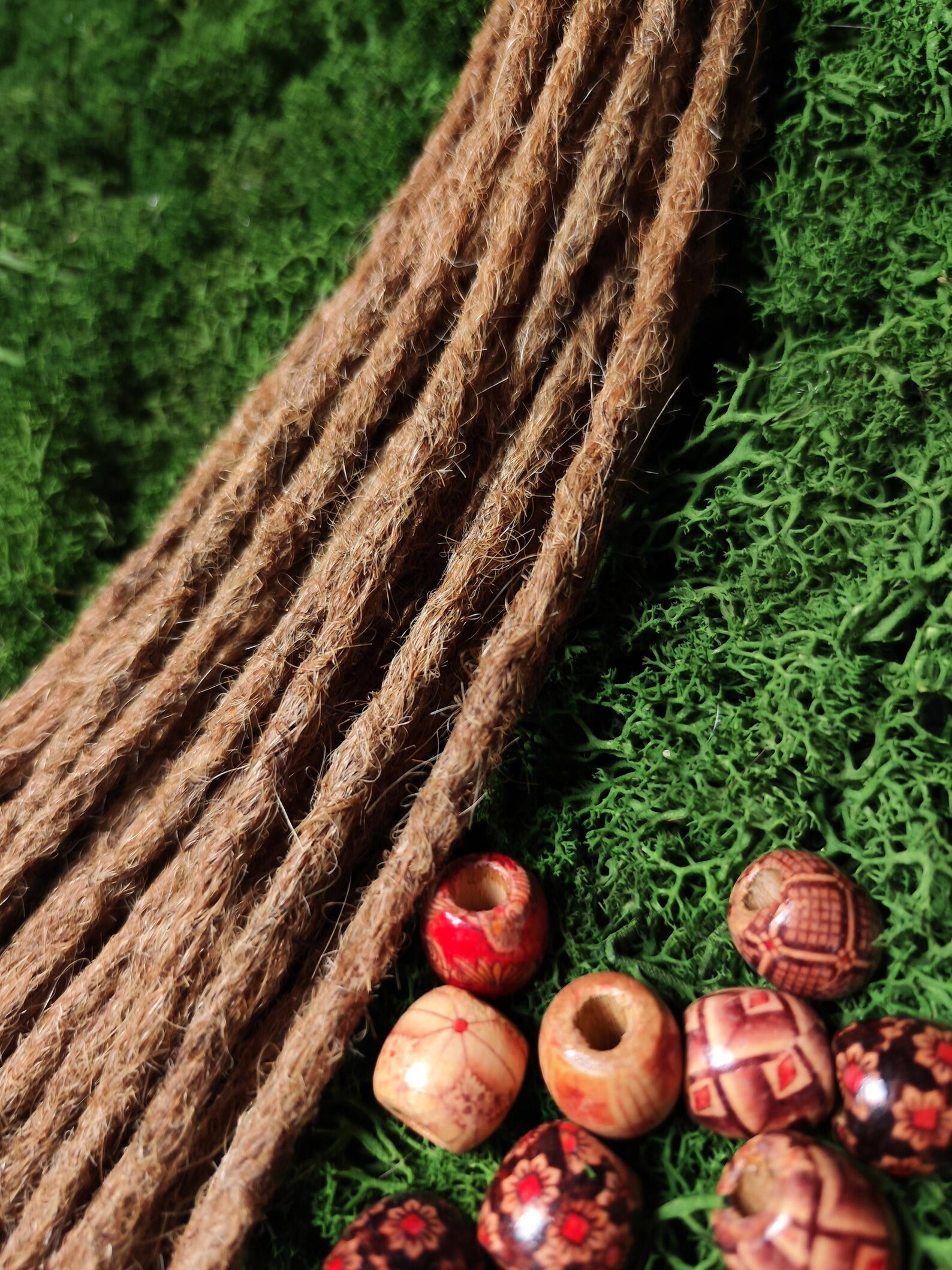10 Pieces Dreadlock Dread Extensions Single Ended for Braiding Color ...