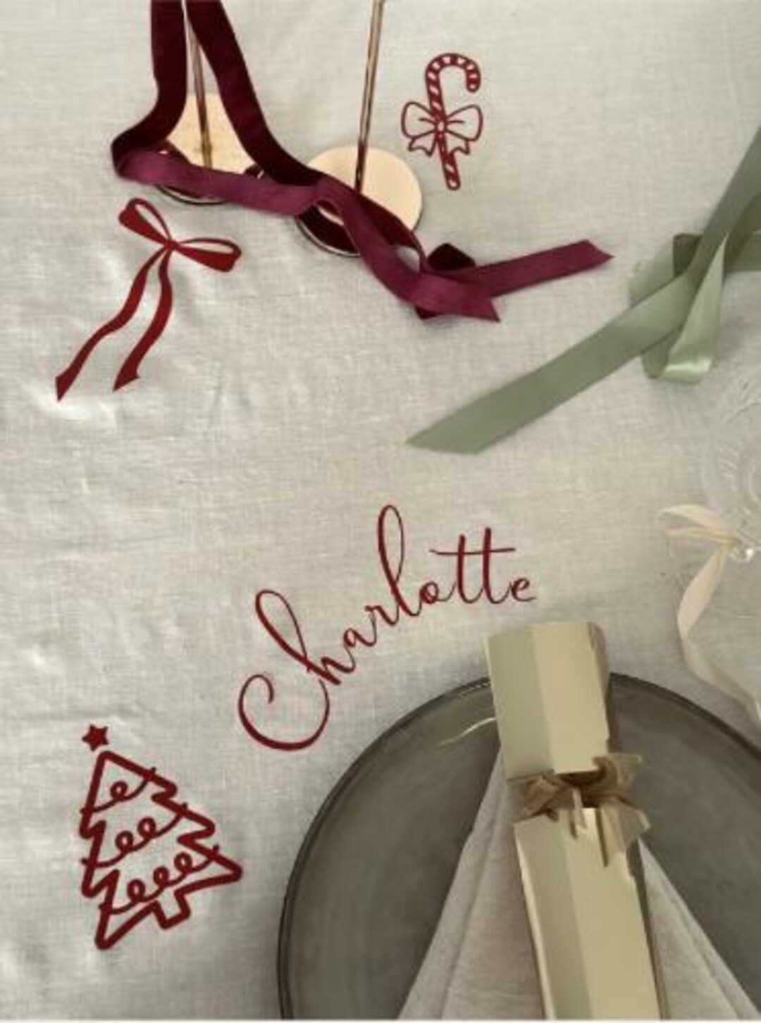 Christmas Table Decals - Etsy