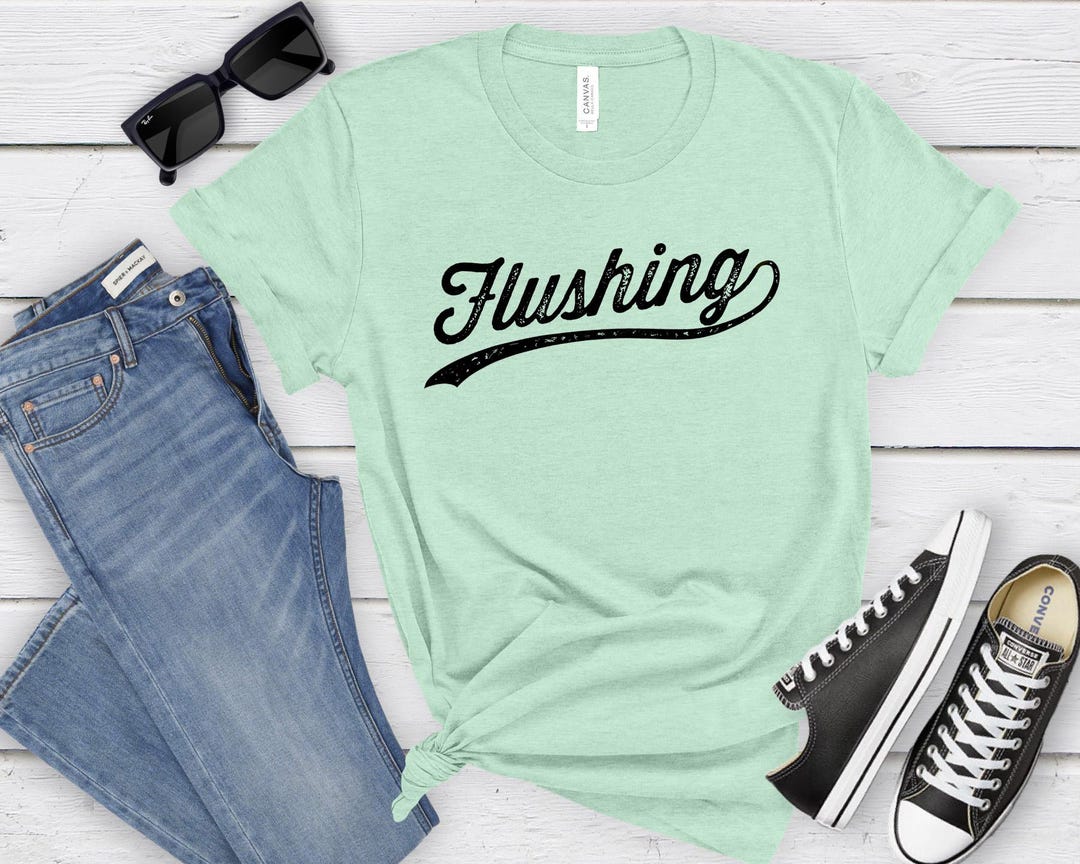 Vintage Flushing Queens Barrio Short Sleeve T-shirt - Etsy