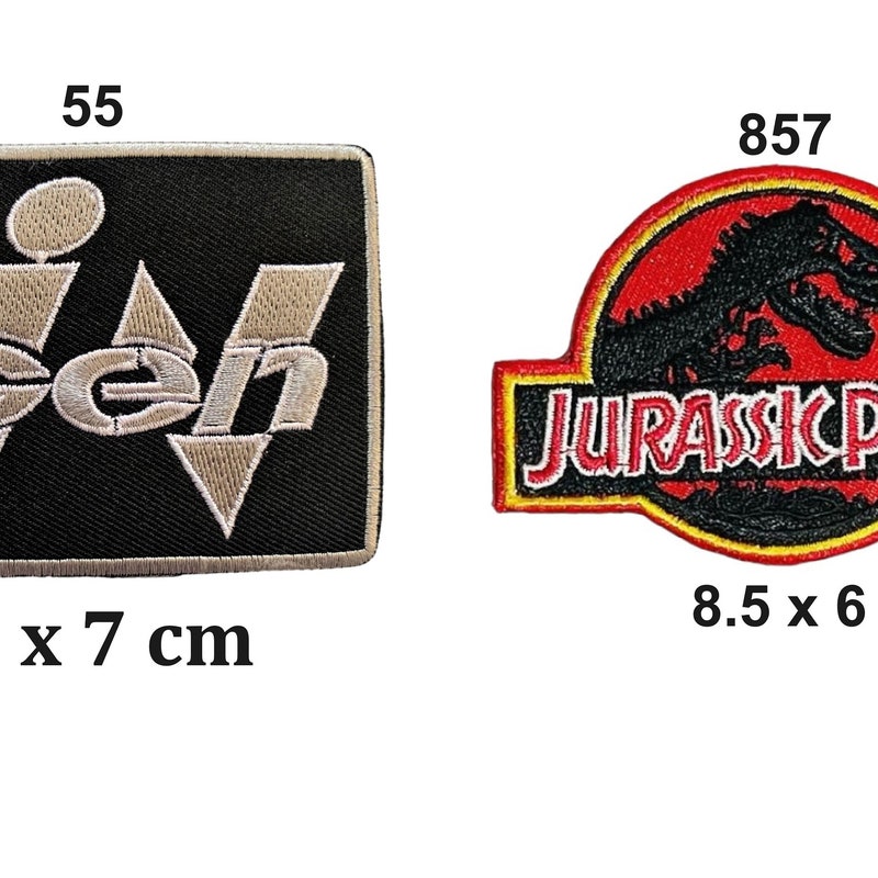 Iron on Jurassic Park Patch - Etsy
