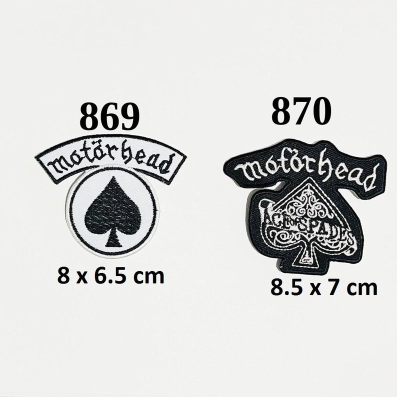Ace of Spades Fire Skull Rockers Bikers Patch Jacket Back Skull Gothic ...