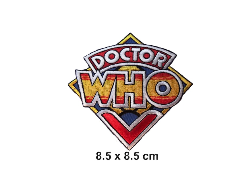 Doctor Who Series Logo Iron on Sew on Embroidered Patch Badge Transfer ...