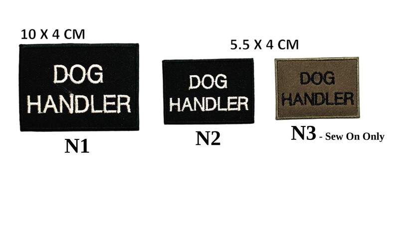 DOG Handler Security Police Protection Embroidered Badge Patch Iron on ...