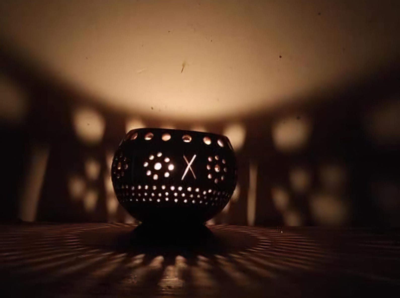 Tropical Serenity: Handcrafted Coconut Shell Night Lamp - Etsy