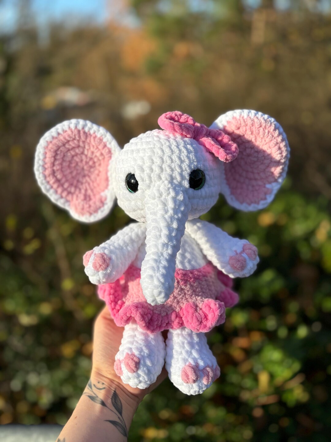 Ellie the Elephant Crochet Pattern - Etsy